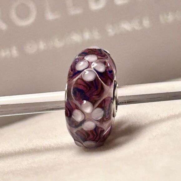 Trollbeads | Jewelry | Trollbeads Floral Unique Bead With Buds Laa 925s ...